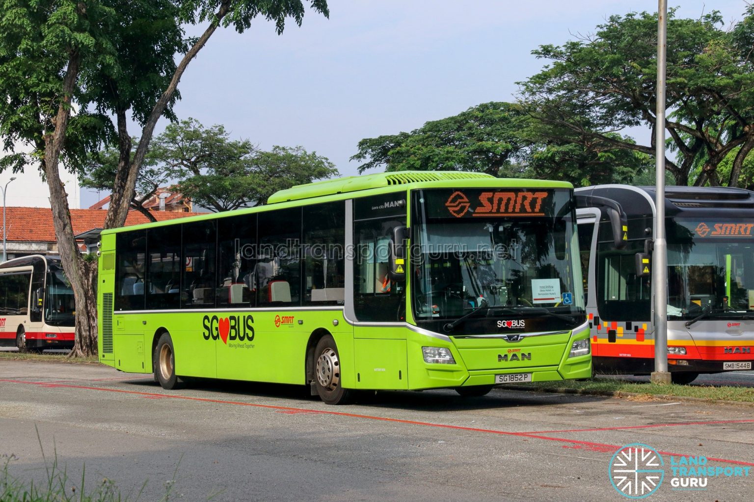 SMRT Logo / Hotel Shifting – SMRT Buses MAN A22 Euro 6 (SG1852P) | Land ...