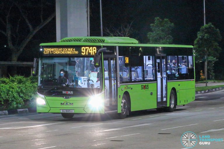 SMRT Bus Service 974A | Land Transport Guru