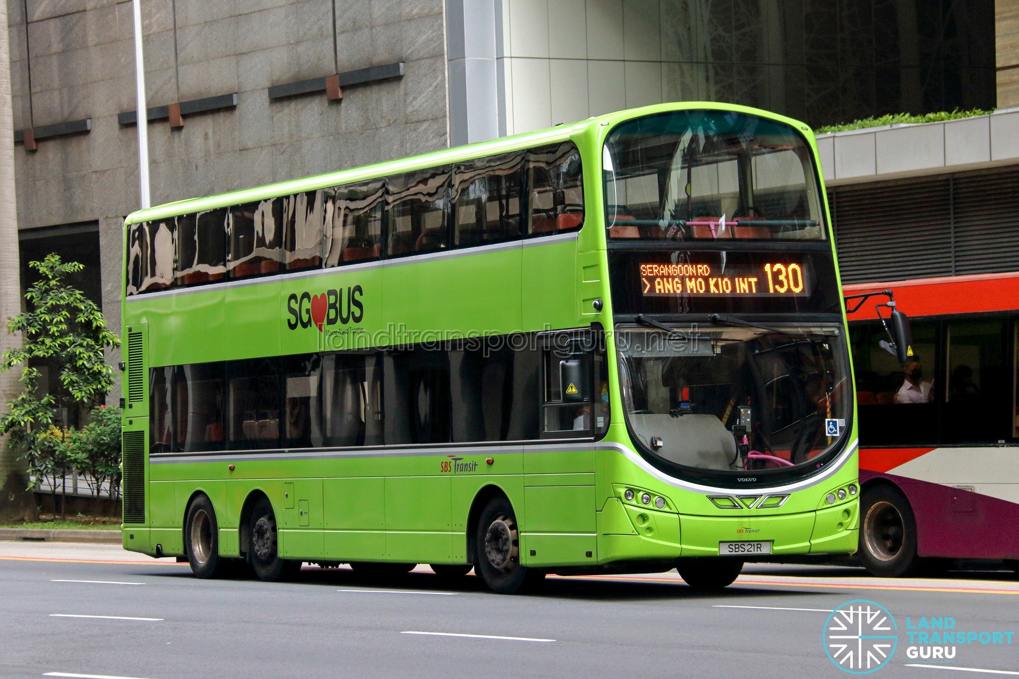 Bus 130 SBS Transit Volvo B9TL Wright SBS21R Land Transport Guru Bus 130 SBS Transit Volvo B9TL Wright SBS21R Land Transport Guru