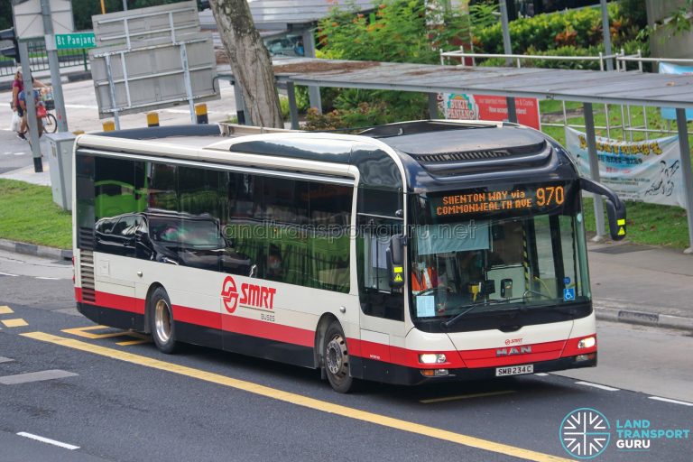 Bus 970 – SMRT Buses MAN A22 (SMB234C) | Land Transport Guru