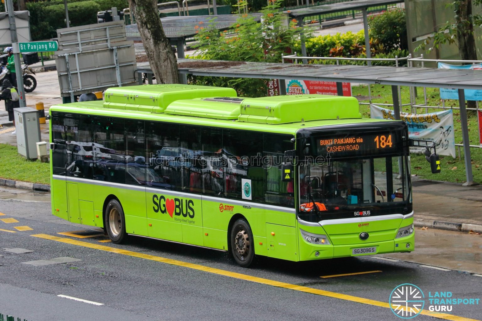 Bus 184 – SMRT Buses Yutong E12 (SG3096S) | Land Transport Guru