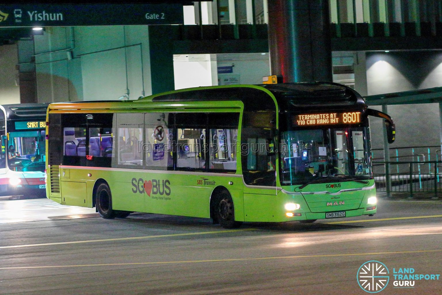 Bus 860T – SBS Transit MAN A22 (SMB3162G) | Land Transport Guru