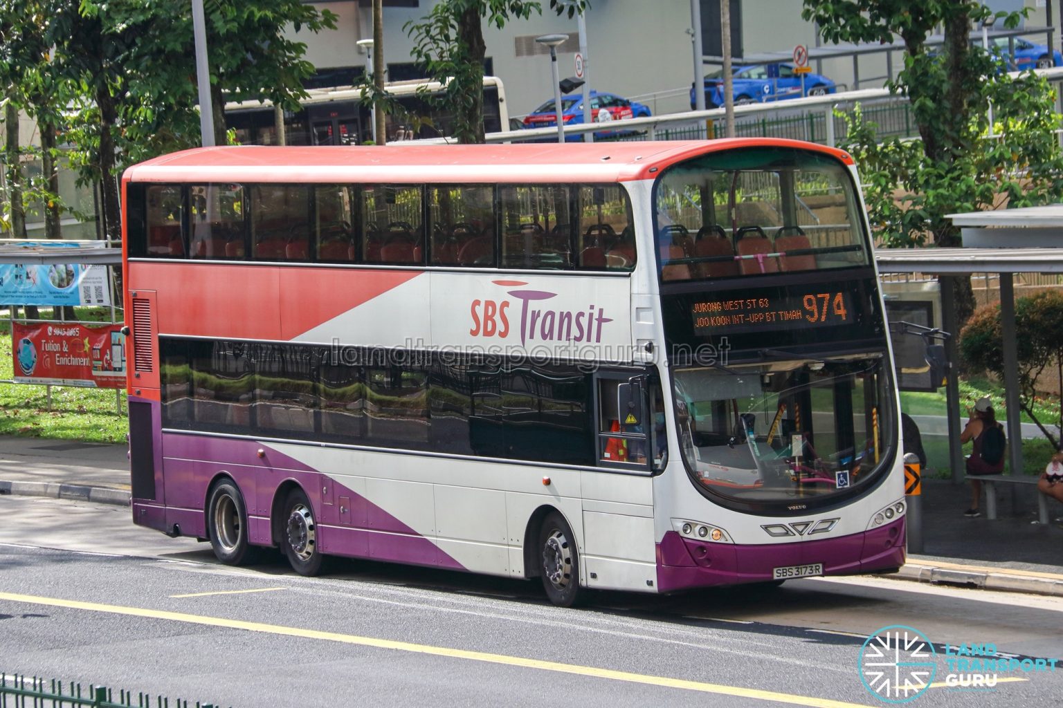 Bus 974 – SBS Transit Volvo B9TL Wright (SBS3173R) | Land Transport Guru