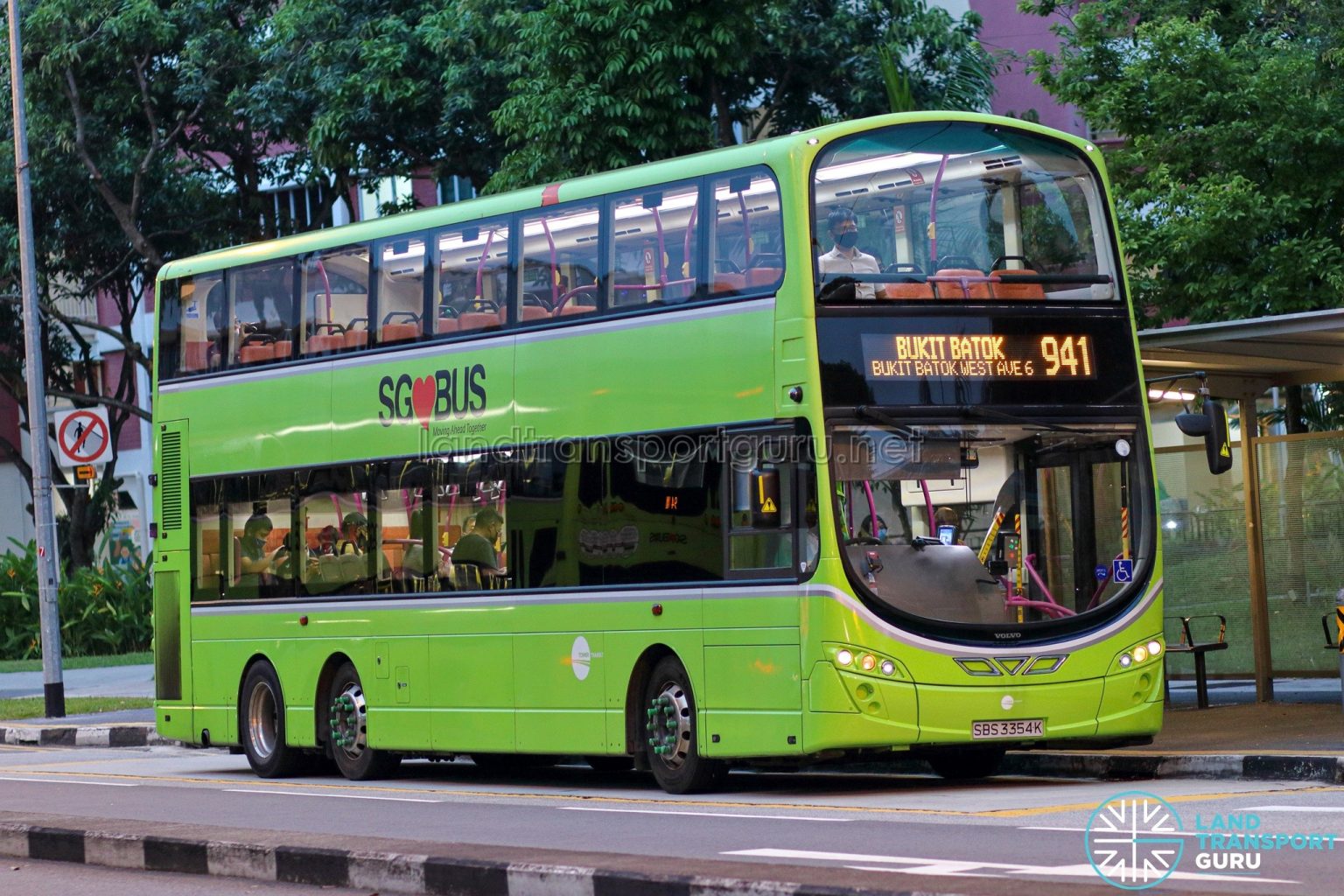 Bus 941 – Tower Transit Volvo B9TL Wright (SBS3354K) | Land Transport Guru