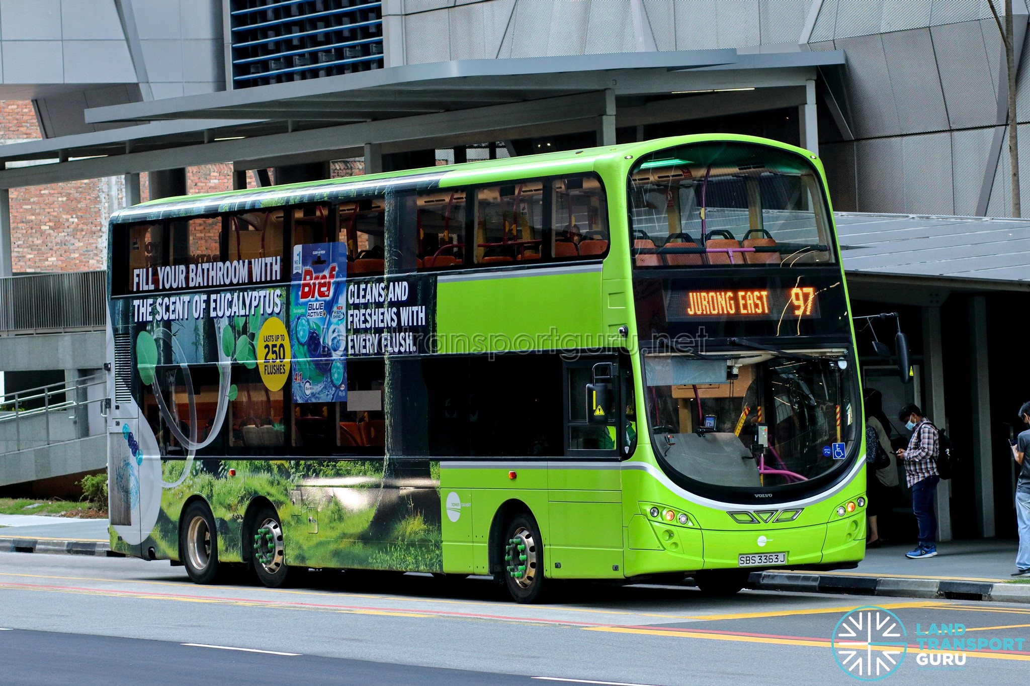 Bus 97 Tower Transit Volvo B9TL Wright SBS3363J Land Transport Guru Bus 97 Tower Transit Volvo B9TL Wright SBS3363J Land Transport Guru