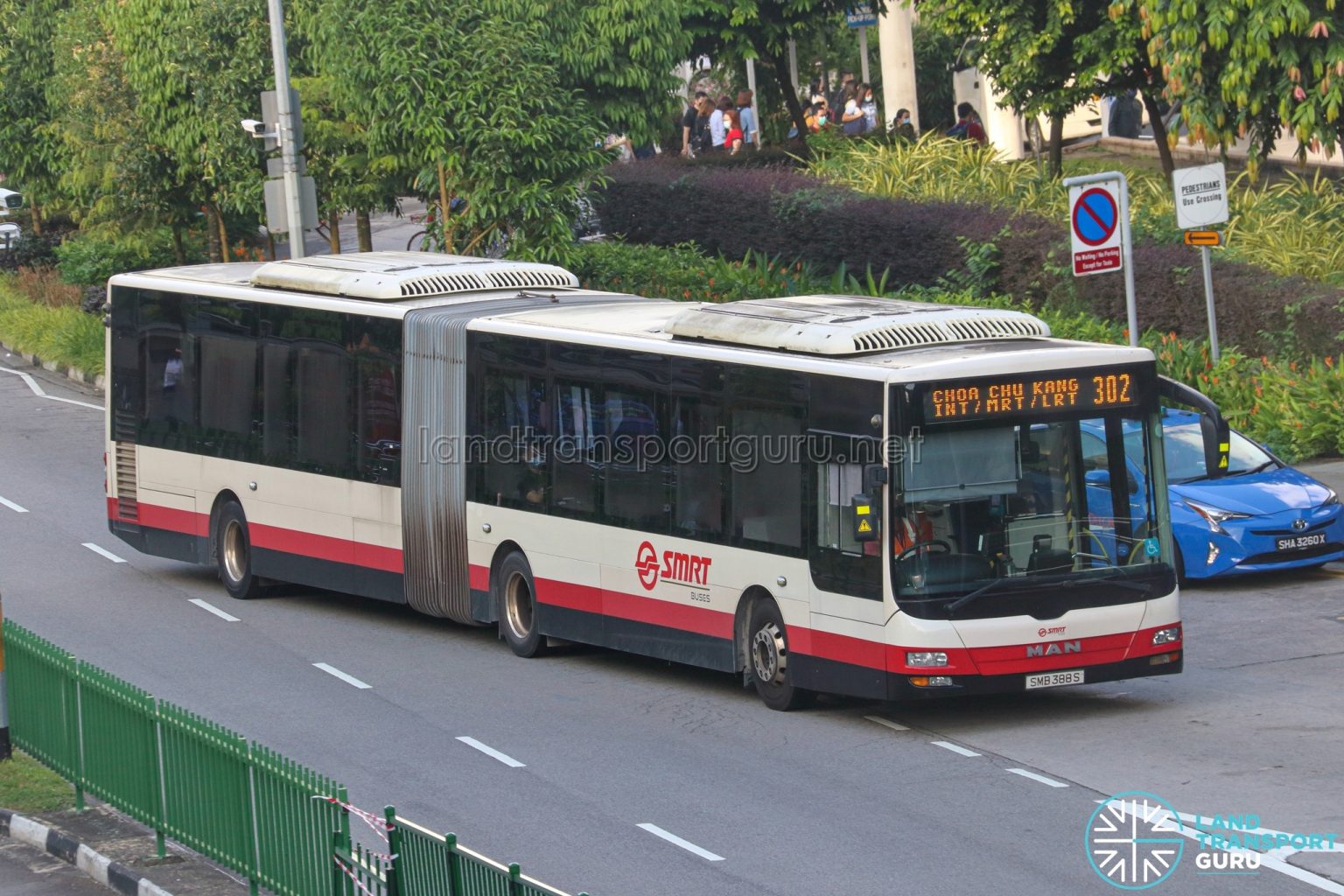 Bus 302 – SMRT Buses MAN A24 (SMB388S) | Land Transport Guru