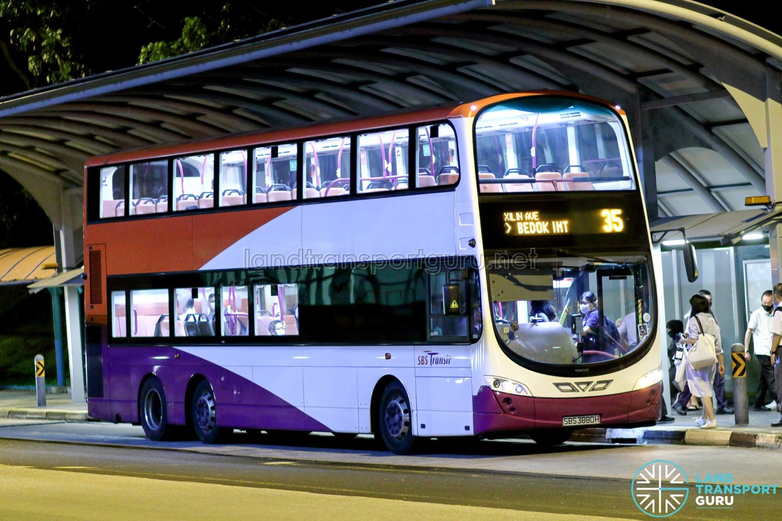 Bus 35 – SBS Transit Volvo B9TL Wright (SBS3880H) | Land Transport Guru