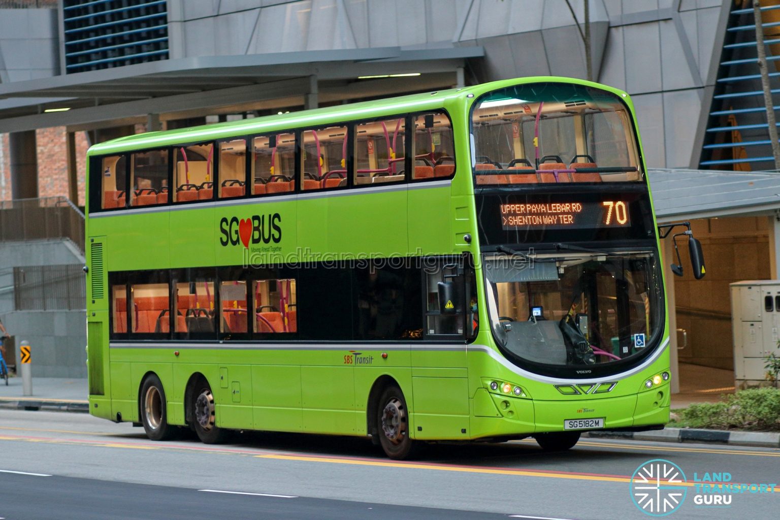 Bus 70 – SBS Transit Volvo B9TL Wright (SG5182M) | Land Transport Guru