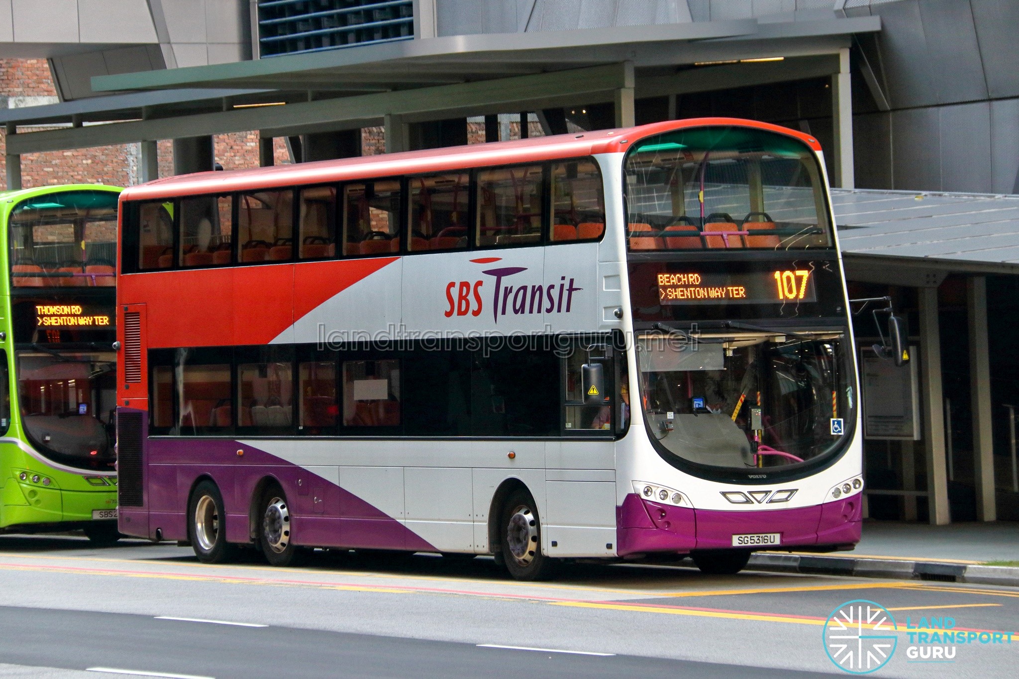 Bus 107 SBS Transit Volvo B9TL Wright SG5316U Land Transport Guru Bus 107 SBS Transit Volvo B9TL Wright SG5316U Land Transport Guru