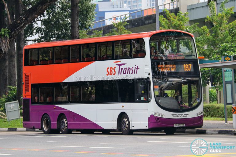 Bus 197 – SBS Transit Volvo B9TL Wright (SG5377T) | Land Transport Guru