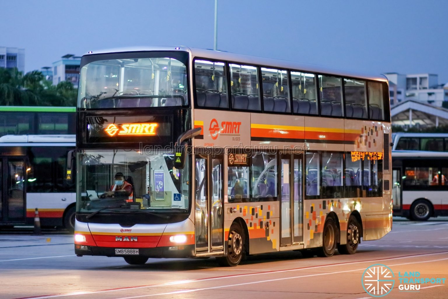 SMRT Logo – SMRT Buses MAN A95 (SMB5888H) | Land Transport Guru