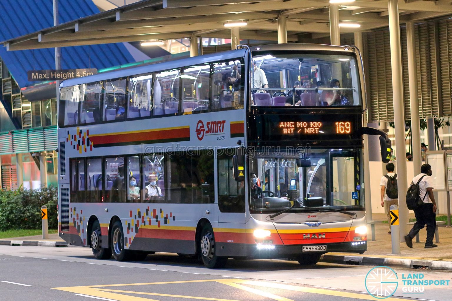 Bus 169 – SMRT Buses MAN A95 (SMB5898D) | Land Transport Guru