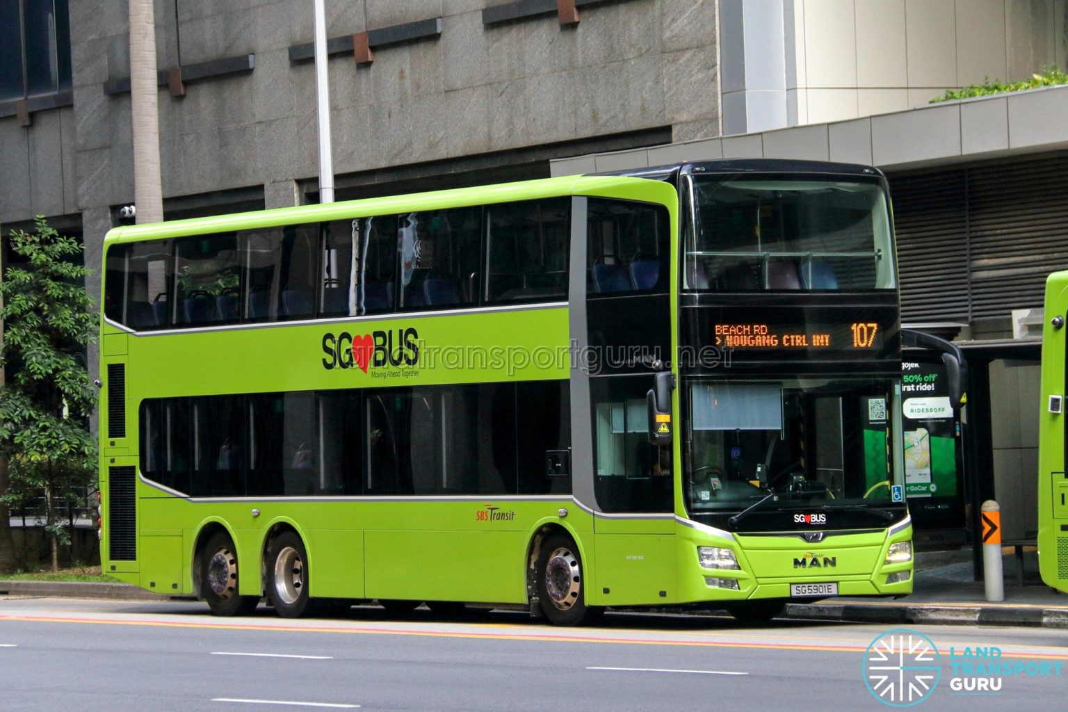 Bus 107 – SBS Transit MAN A95 (SG5901E) | Land Transport Guru