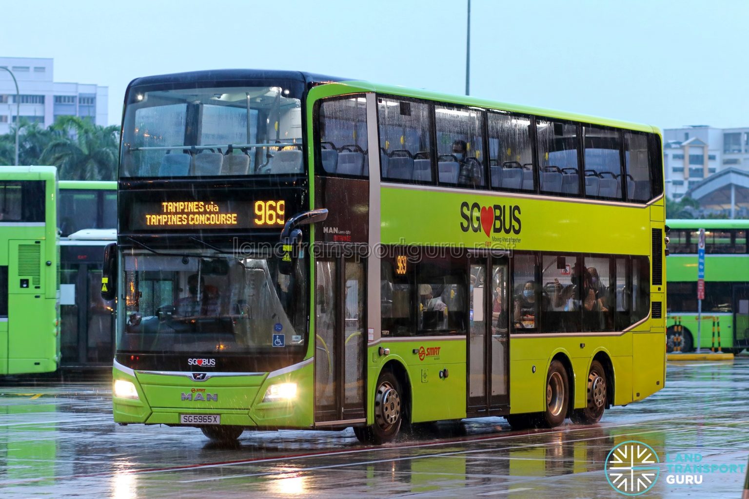 Bus 969 – SMRT Buses MAN A95 Euro 6 (SG5965X) | Land Transport Guru