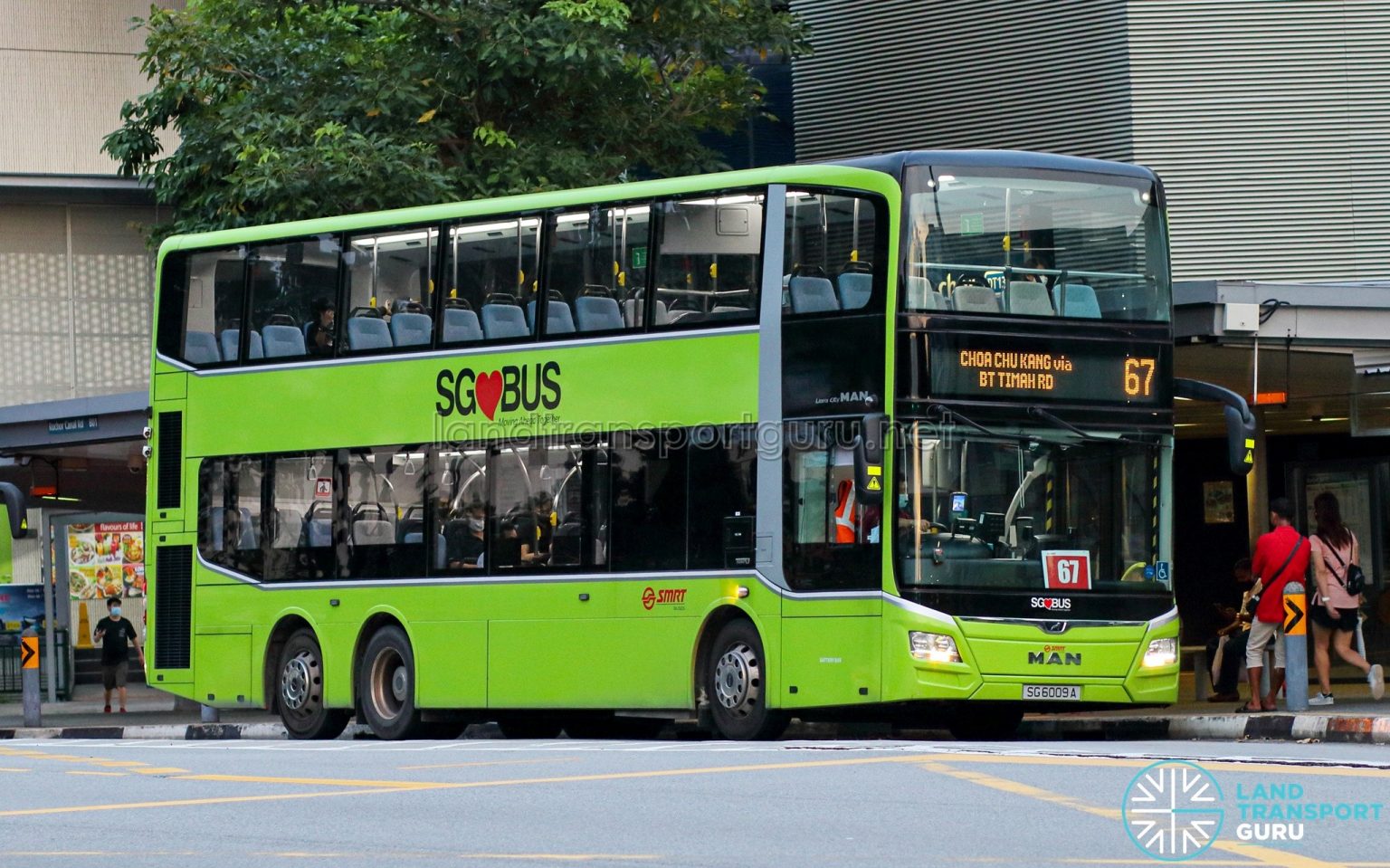 Bus 67 – SMRT Buses MAN A95 Euro 6 (SG6009A) | Land Transport Guru
