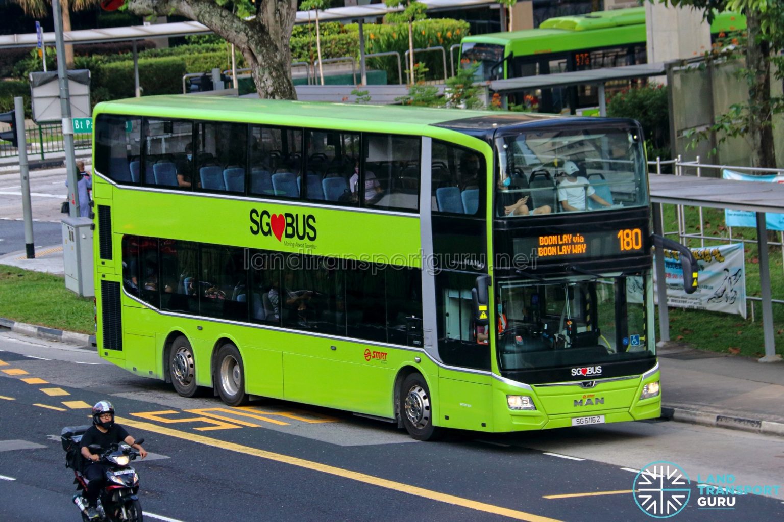 Bus 180 – SMRT Buses MAN A95 Euro 6 (SG6116Z) | Land Transport Guru