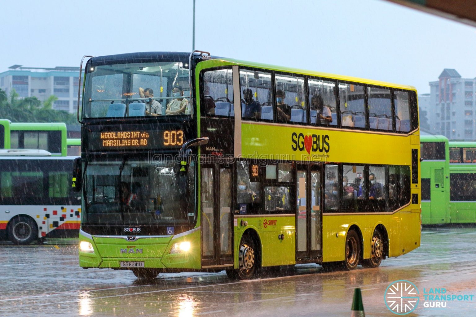 Bus 903 – SMRT Buses MAN A95 Euro 6 (SG6241U) | Land Transport Guru