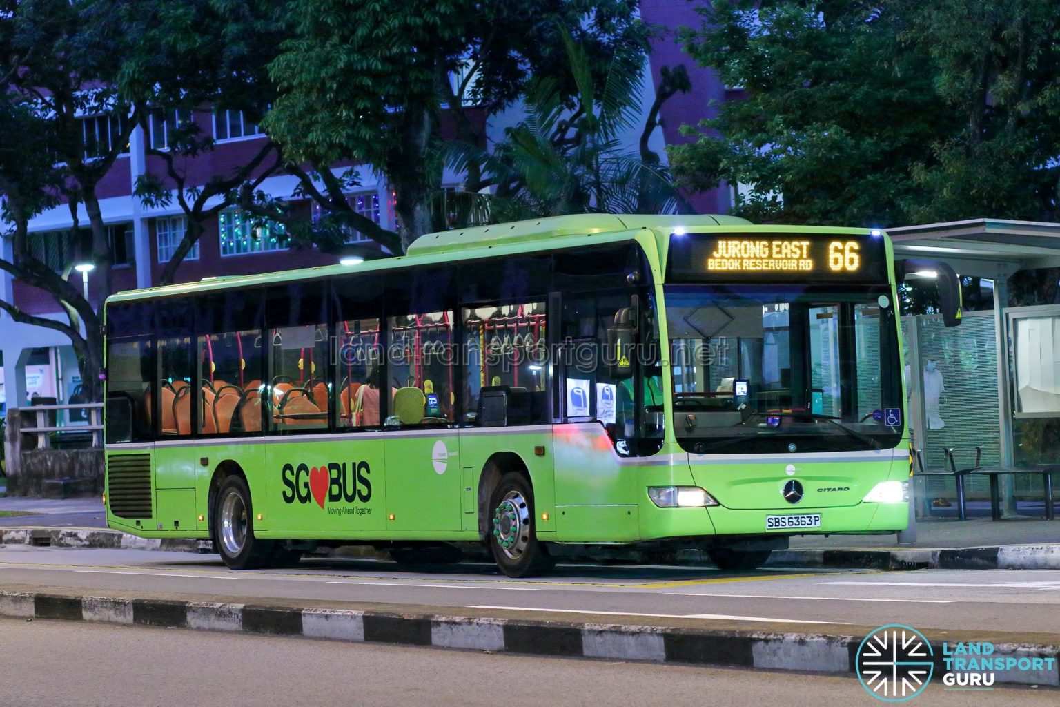 Bus 66 – Tower Transit Mercedes-Benz Citaro (SBS6363P) | Land Transport ...