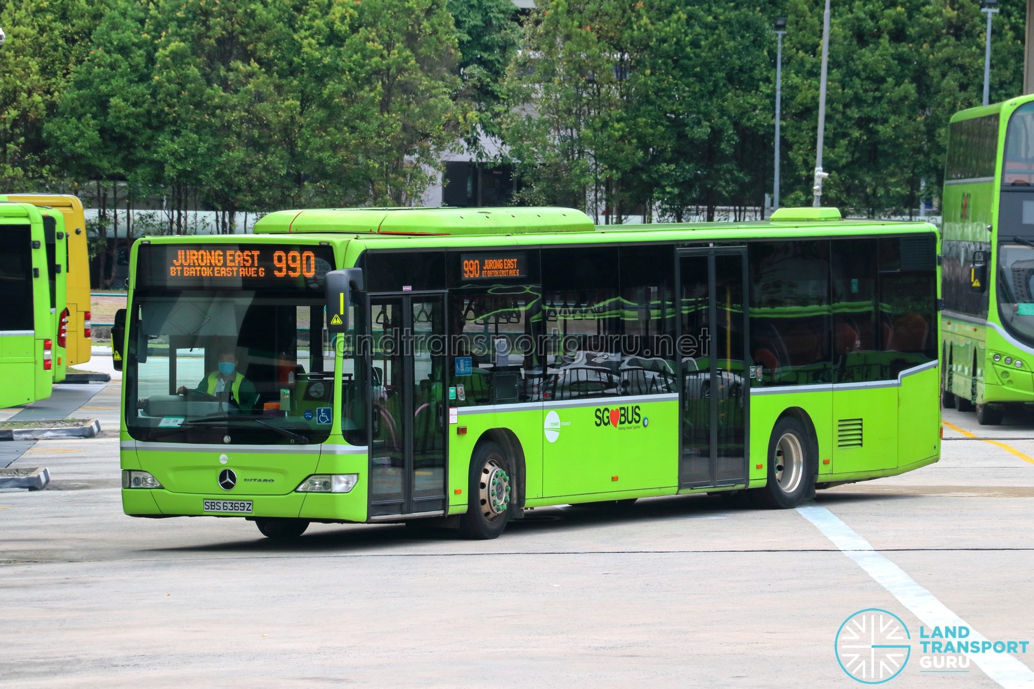 Bus 990 Tower Transit Mercedes Benz Citaro SBS6369Z Land