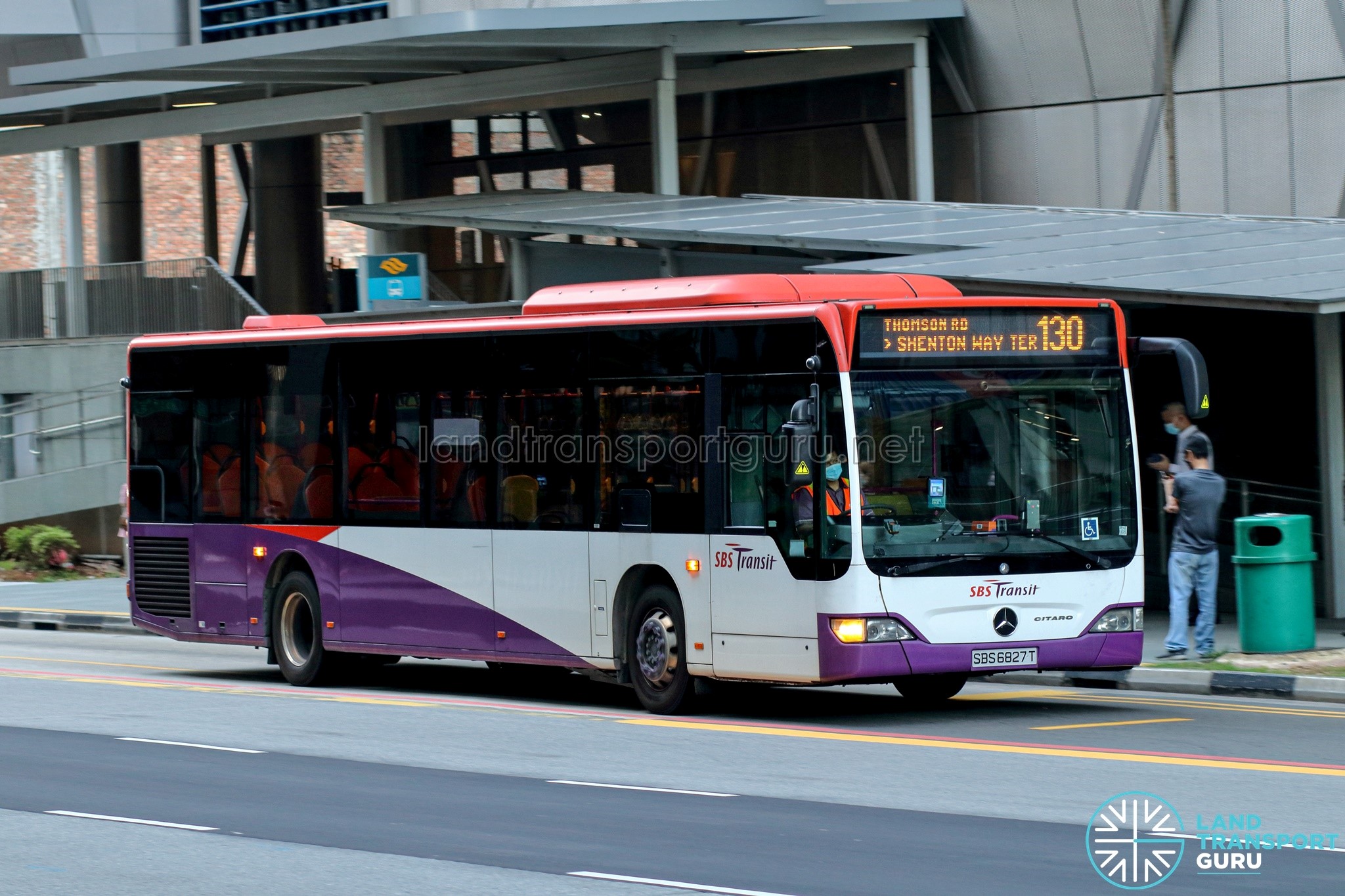 Bus 130 SBS Transit Mercedes Benz Citaro SBS6827T Land Transport Guru Bus 130 SBS Transit Mercedes Benz Citaro SBS6827T Land Transport Guru