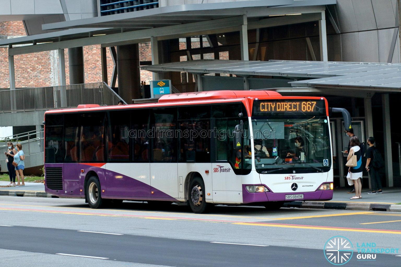 City Direct 667 – SBS Transit Mercedes-Benz Citaro (SBS6849E) | Land ...