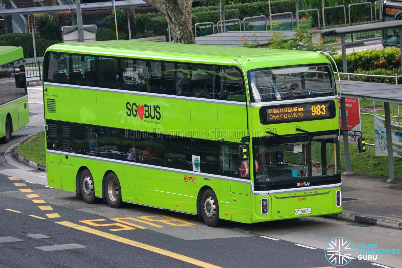 Bus 983 – SMRT Buses Yutong E12DD (SG7002L) | Land Transport Guru