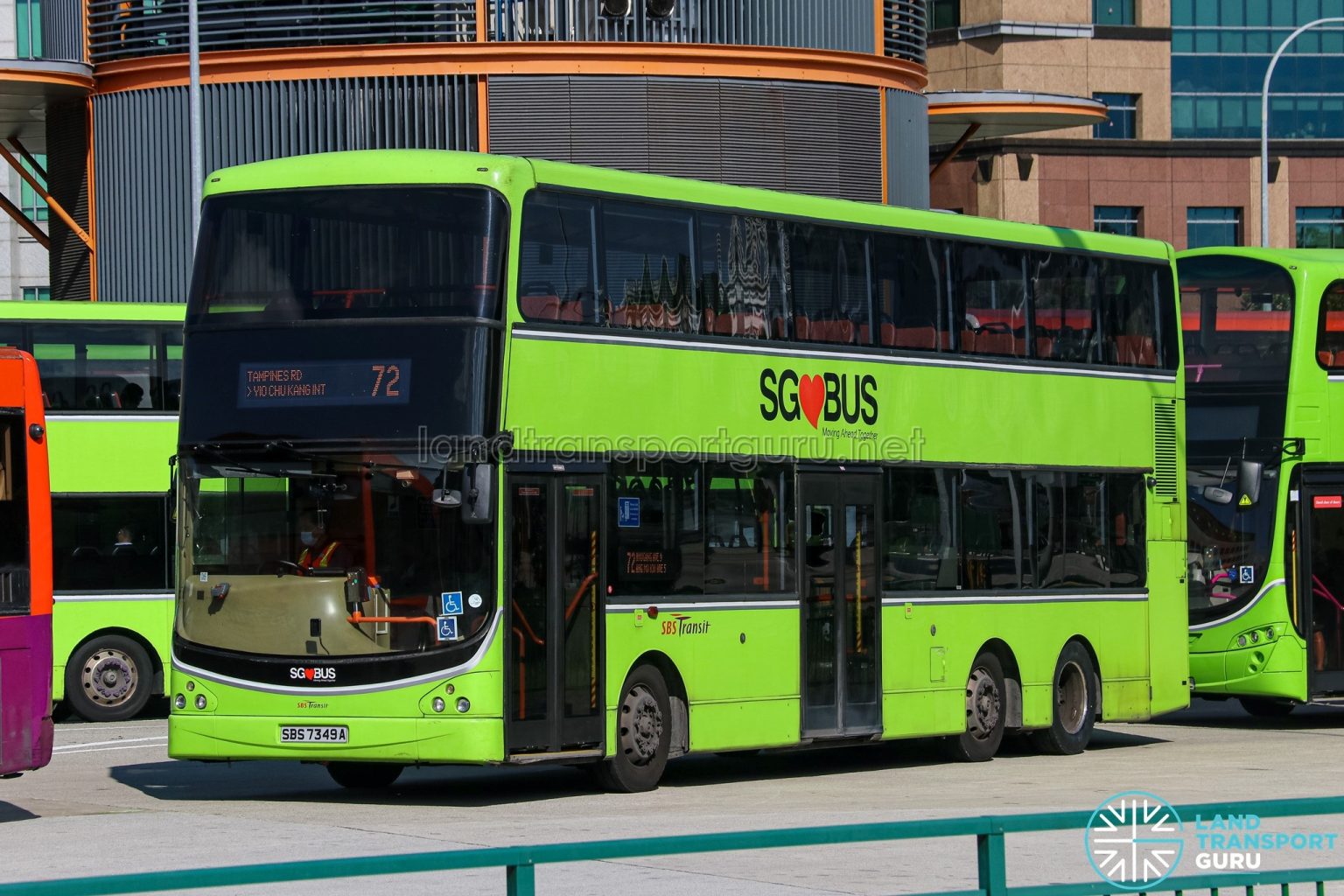 Bus 72 – SBS Transit Volvo B9TL CDGE (SBS7349A) | Land Transport Guru
