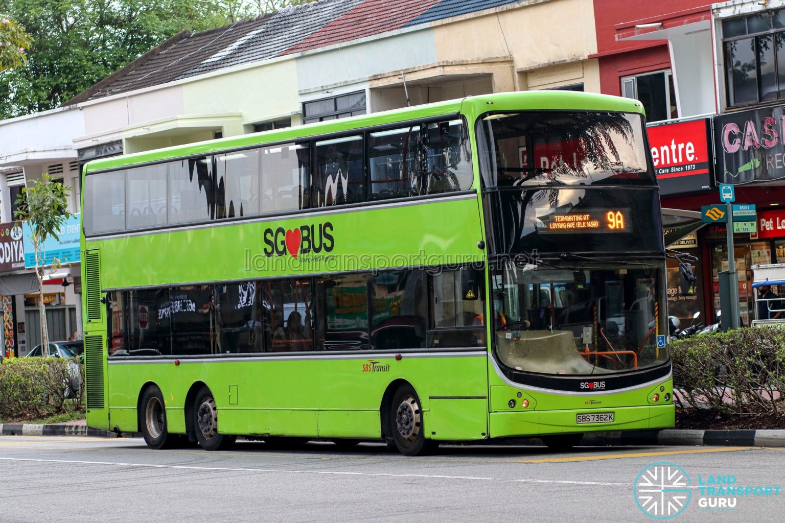 Bus 9A – SBS Transit Volvo B9TL CDGE (SBS7362K) | Land Transport Guru
