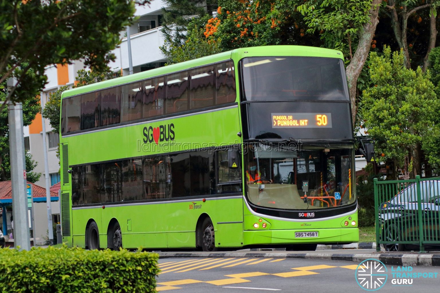 Bus 50 – SBS Transit Volvo B9TL CDGE (SBS7458T) | Land Transport Guru