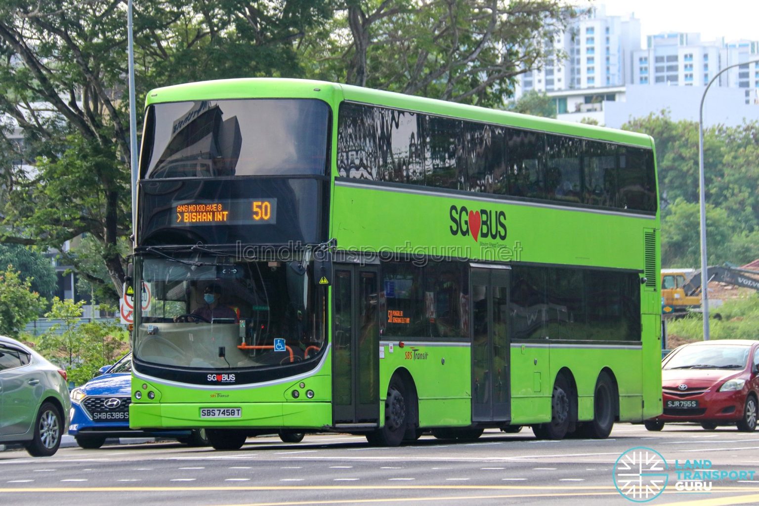 Bus 50 – SBS Transit Volvo B9TL CDGE (SBS7458T) | Land Transport Guru