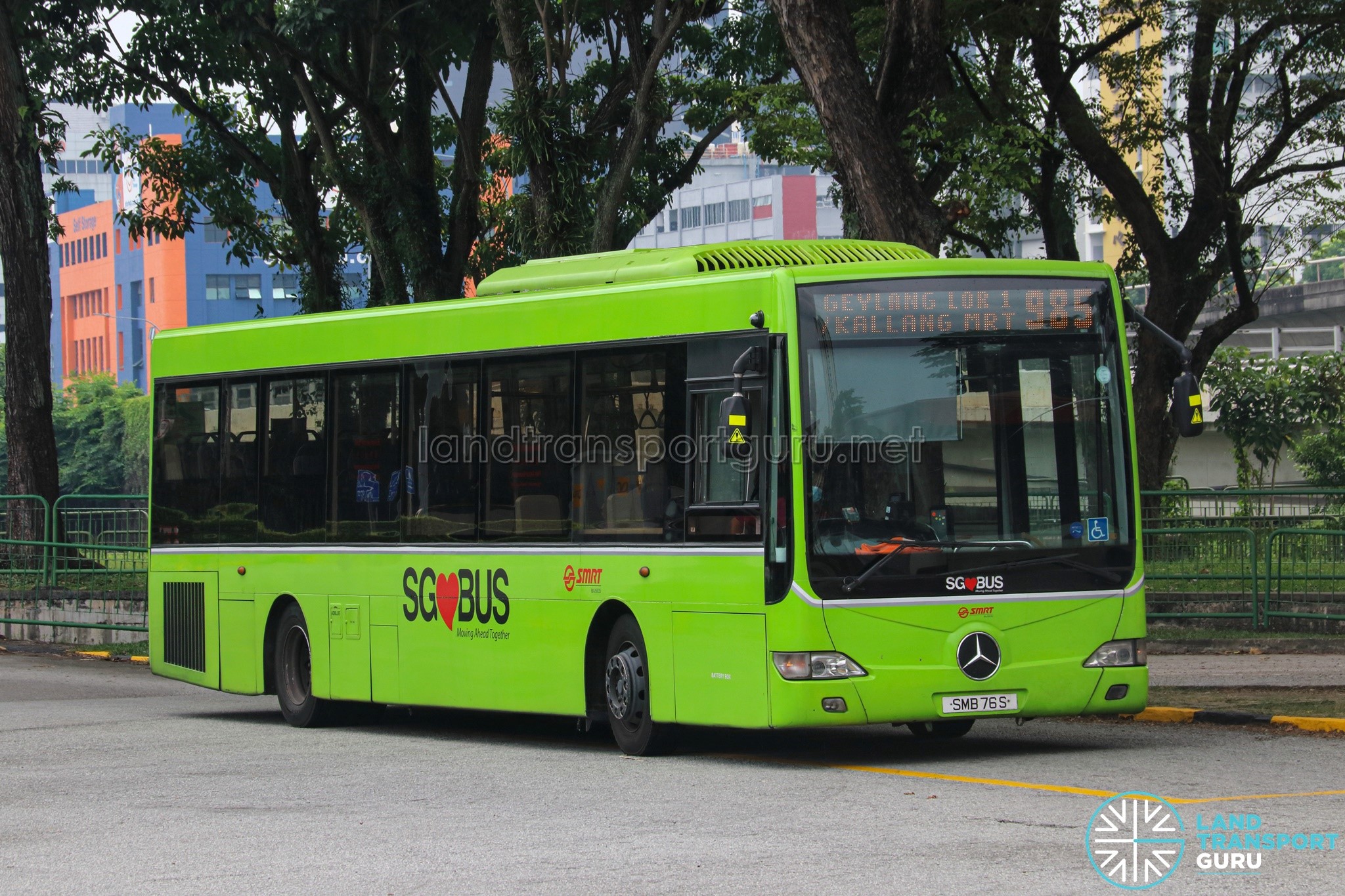 Bus 985 SMRT Buses Mercedes Benz OC500LE SMB76S Land Transport Guru Bus 985 SMRT Buses Mercedes Benz OC500LE SMB76S Land Transport Guru