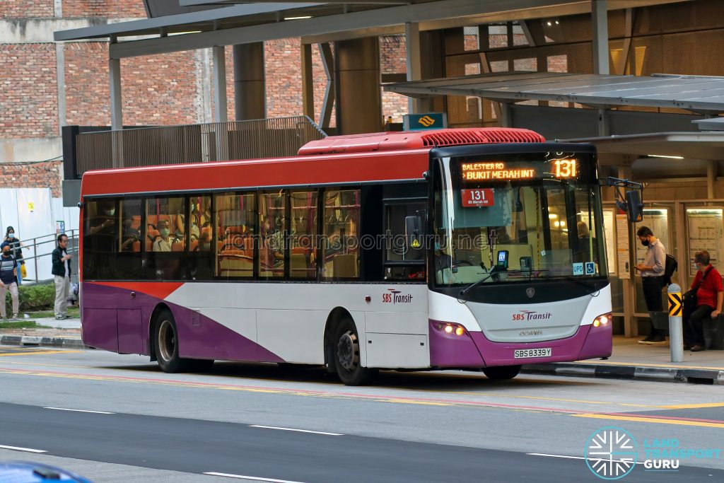 Bus 131 SBS Transit Scania K230UB Euro IV SBS8339Y Land Transport Bus 131 SBS Transit Scania K230UB Euro IV SBS8339Y Land Transport