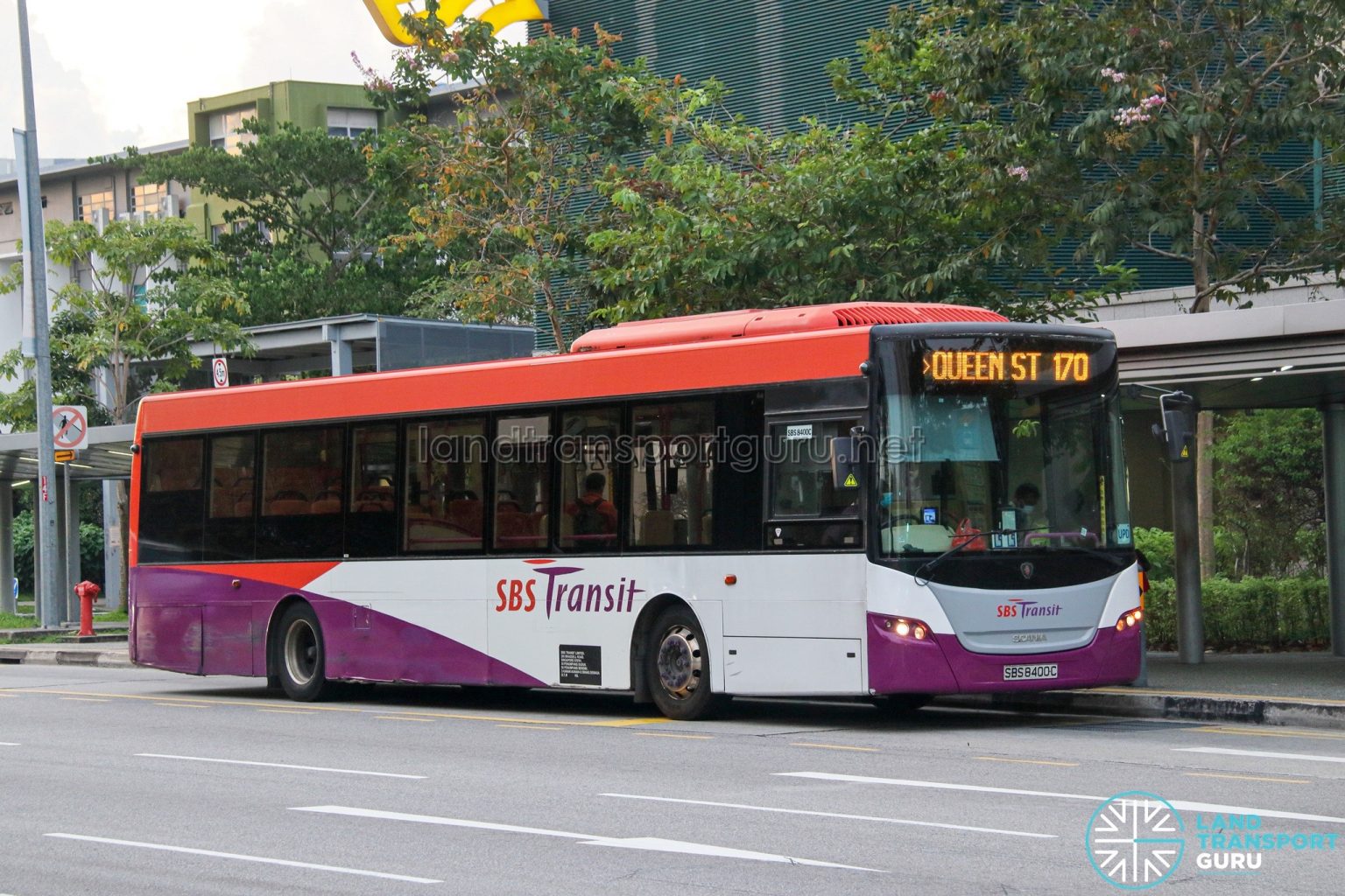 Bus 170 – SBS Transit Scania K230UB Euro IV (SBS8400C) | Land Transport ...