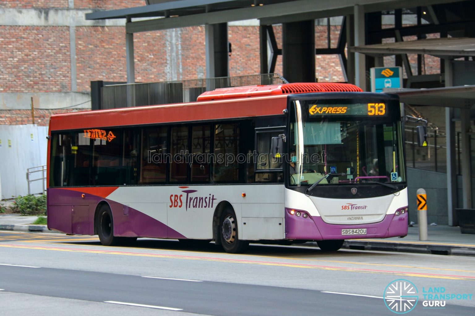 Express 513 – SBS Transit Scania K230UB Euro IV (SBS8420U) | Land ...
