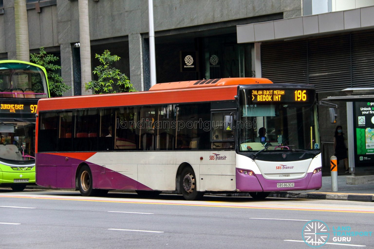 Bus 196 – SBS Transit Scania K230UB Euro V (SBS8630E) | Land Transport Guru