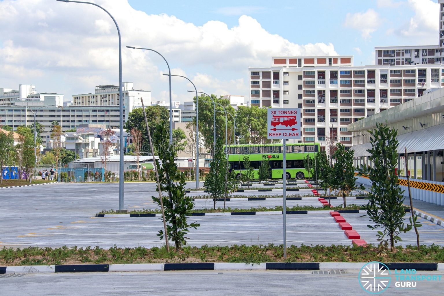 Hougang Bus Park (June 2021) – Bus Park area | Land Transport Guru