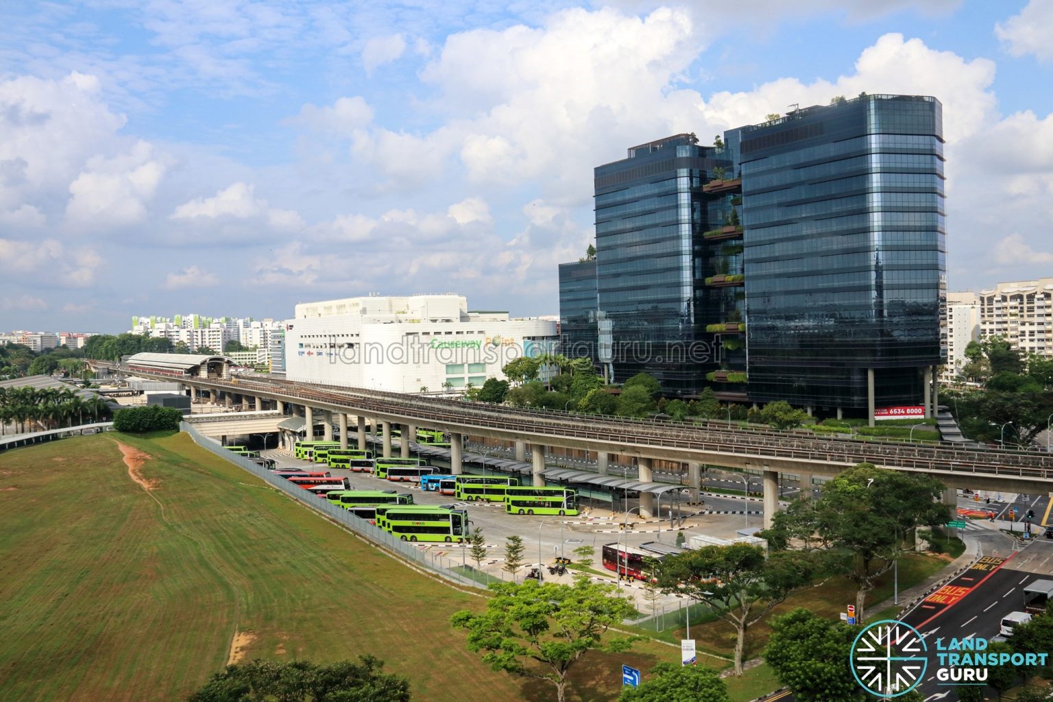 Woodlands Integrated Transport Hub (Jun 2021) – Overhead | Land ...