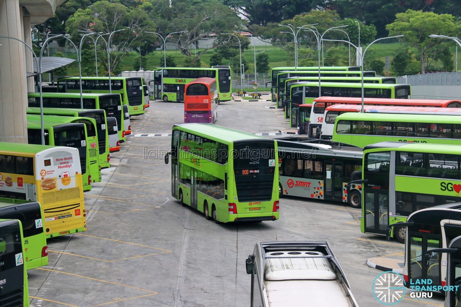 Woodlands Integrated Transport Hub (Jun 2021) – Bus Park | Land ...