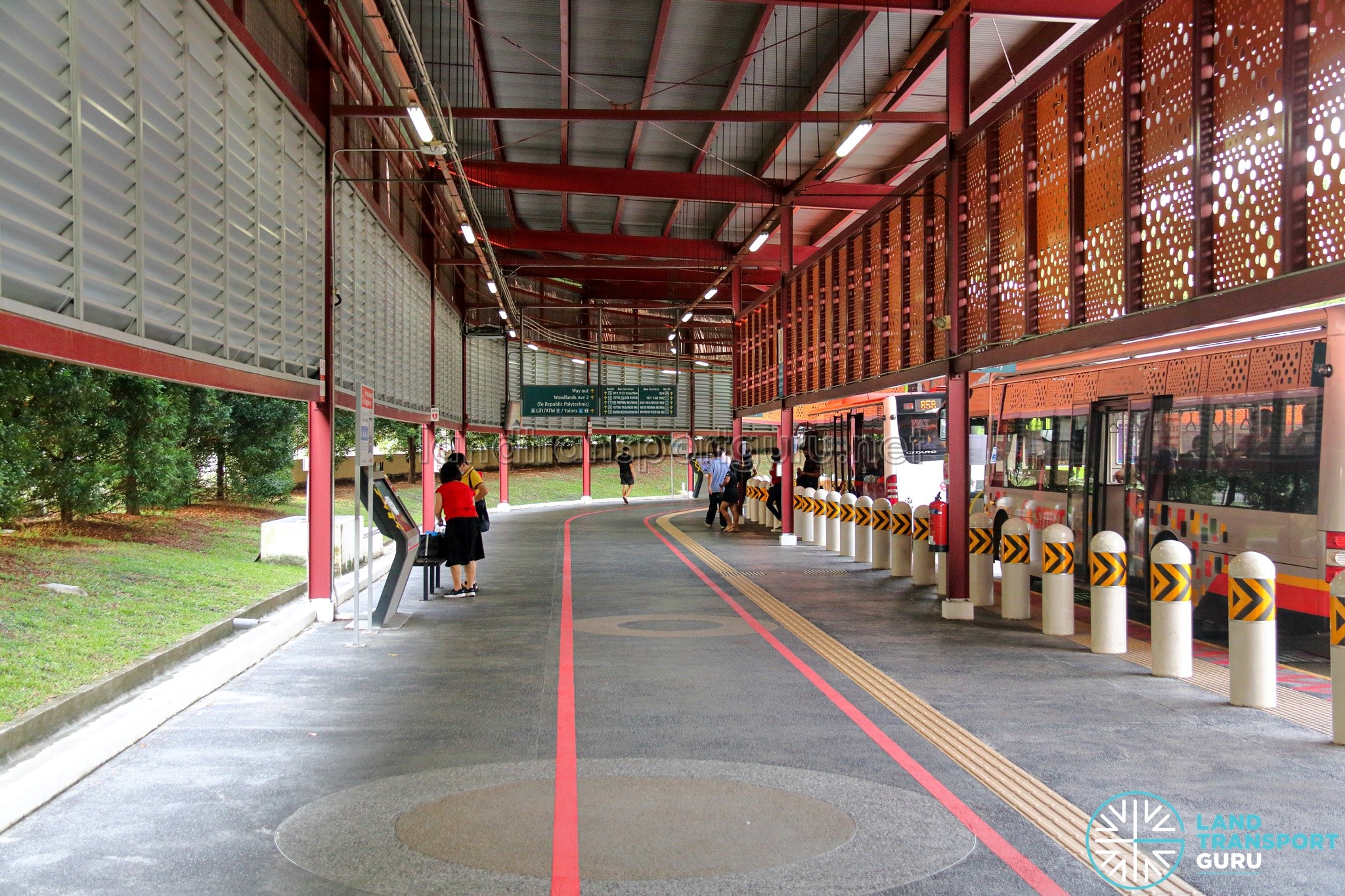 Woodlands Temporary Bus Interchange Jun 2021 Alighting Berth Land Woodlands Temporary Bus Interchange Jun 2021 Alighting Berth Land