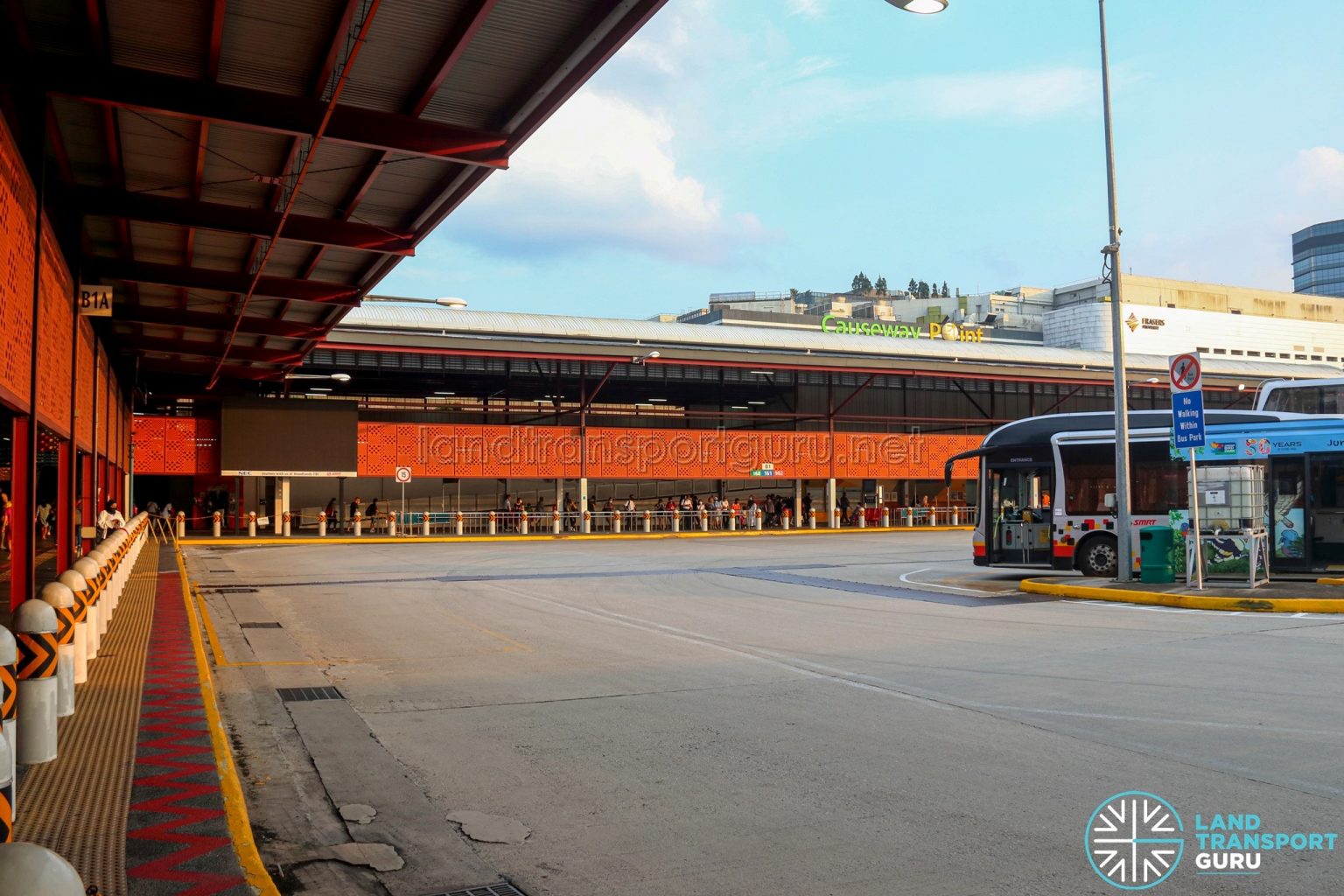 Woodlands Temporary Bus Interchange (Jun 2021) – Bus Park | Land ...