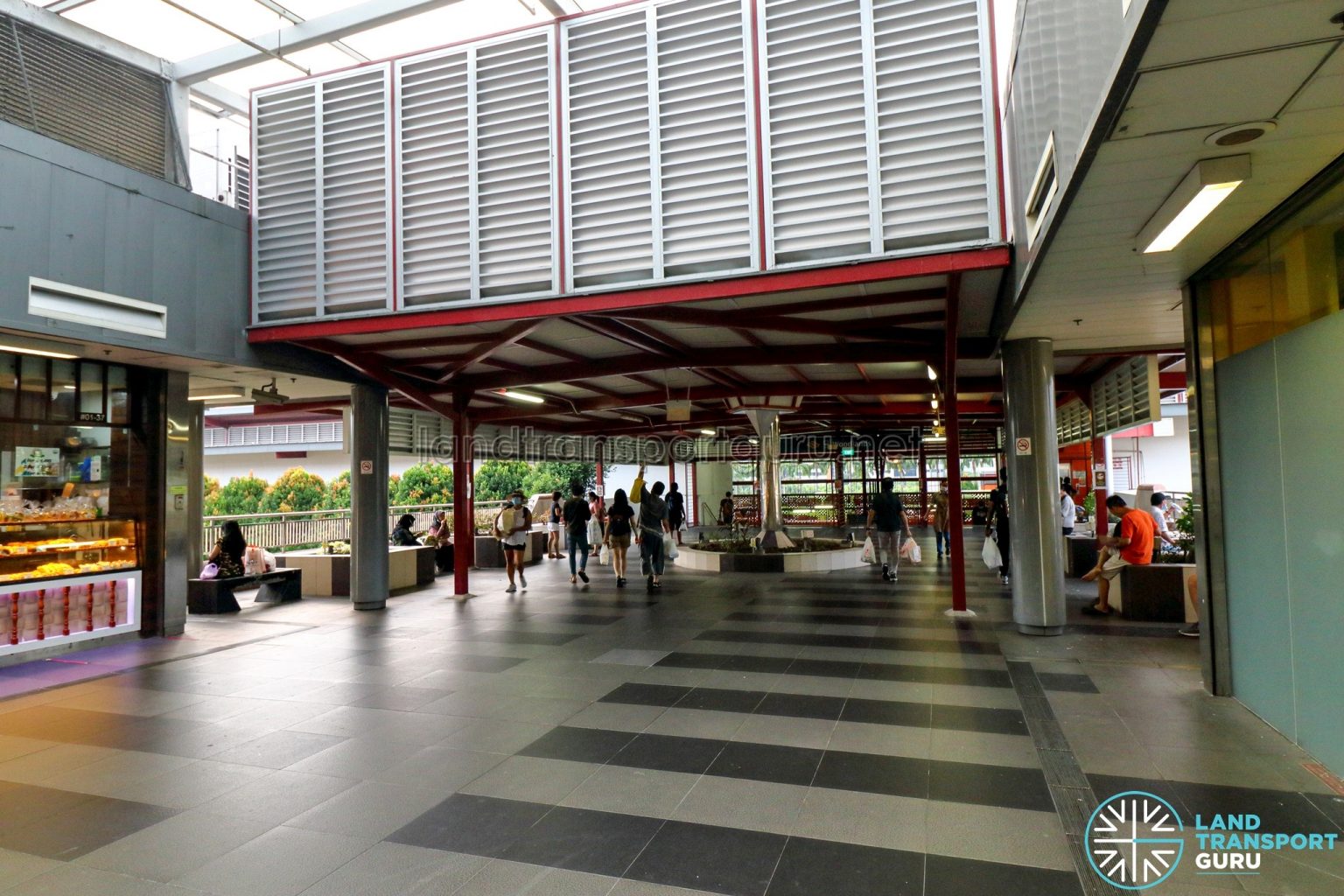 Woodlands Temporary Bus Interchange (Jun 2021) – Main entrance | Land ...