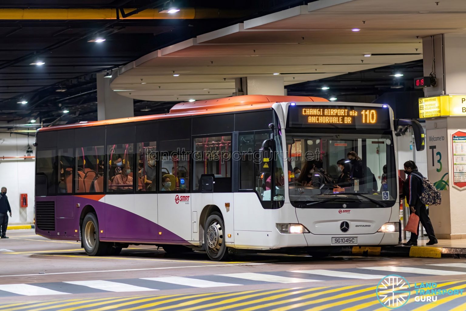 Bus 110 – SMRT Buses Mercedes-Benz Citaro (SG1045C) | Land Transport Guru