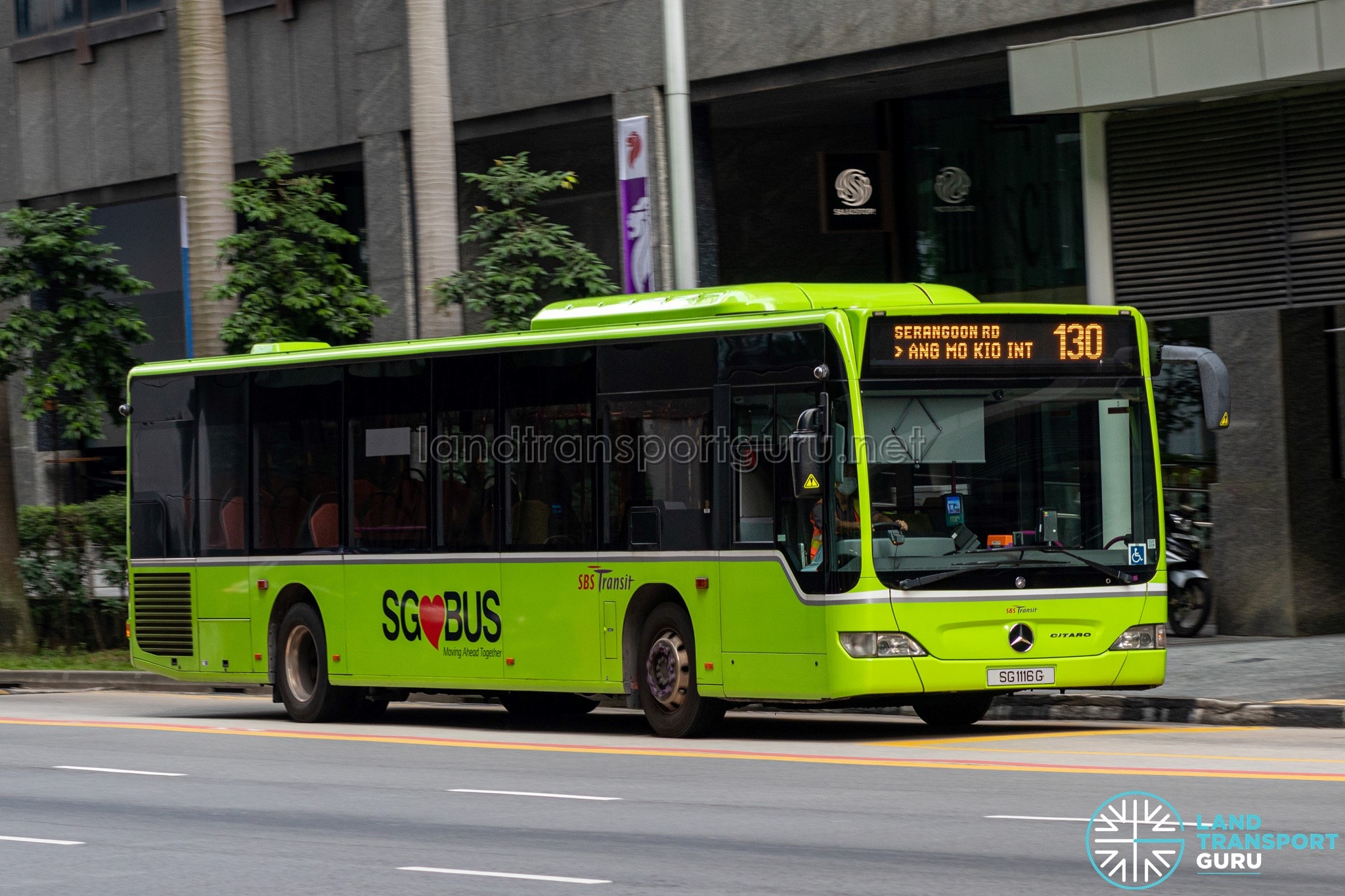 Bus 130 SBS Transit Mercedes Benz Citaro SG1116G Land Transport Guru
