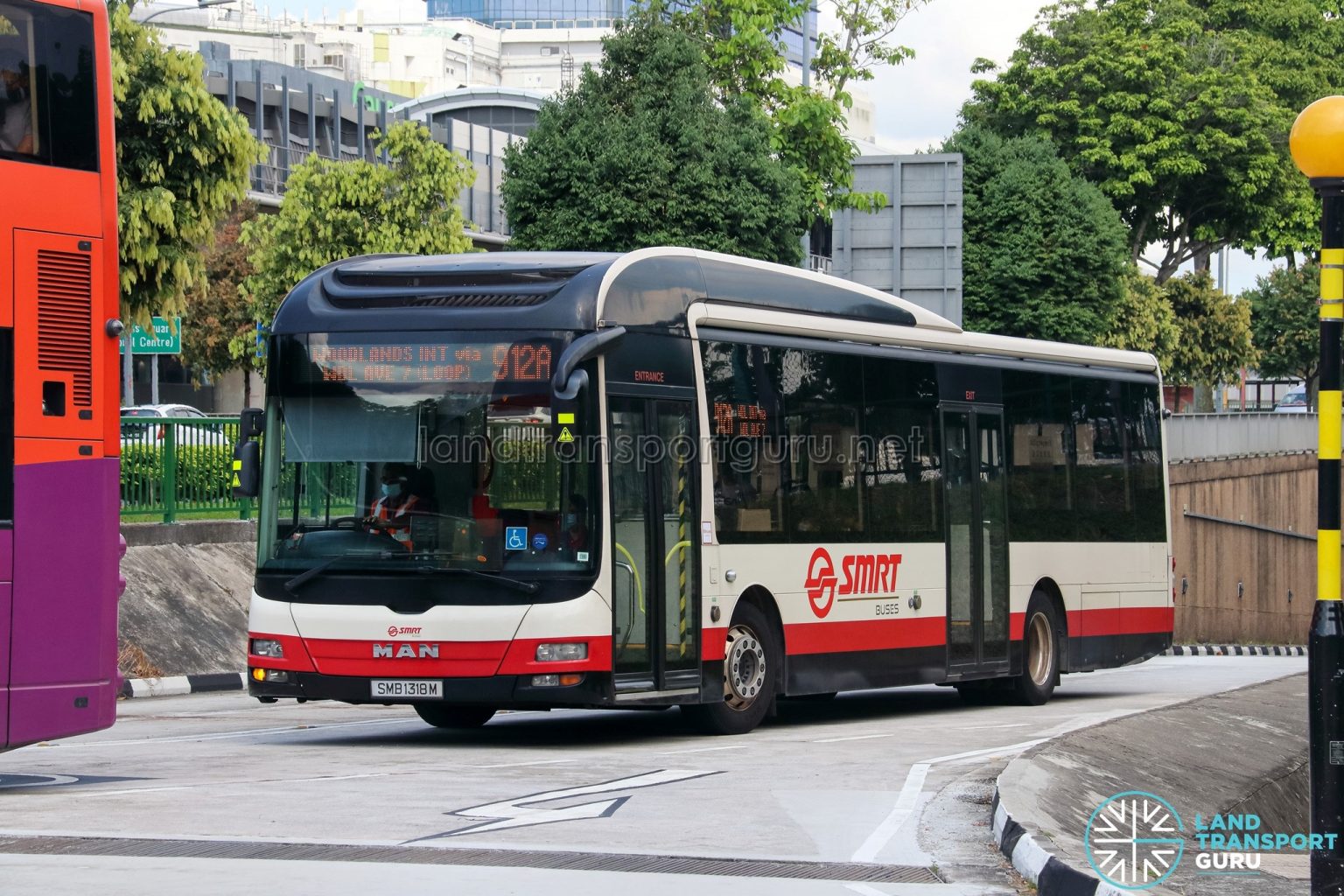 Bus 912A – SMRT Buses MAN A22 (SMB1318M) | Land Transport Guru