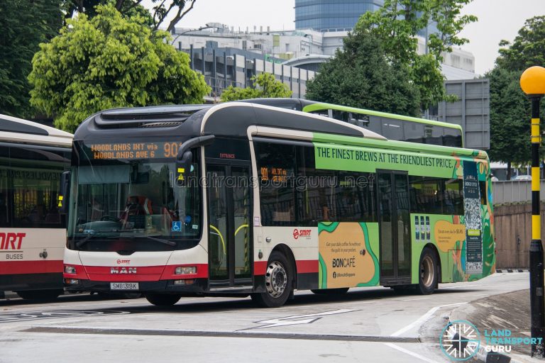 Bus 901 – SMRT Buses MAN A22 (SMB1319K) | Land Transport Guru