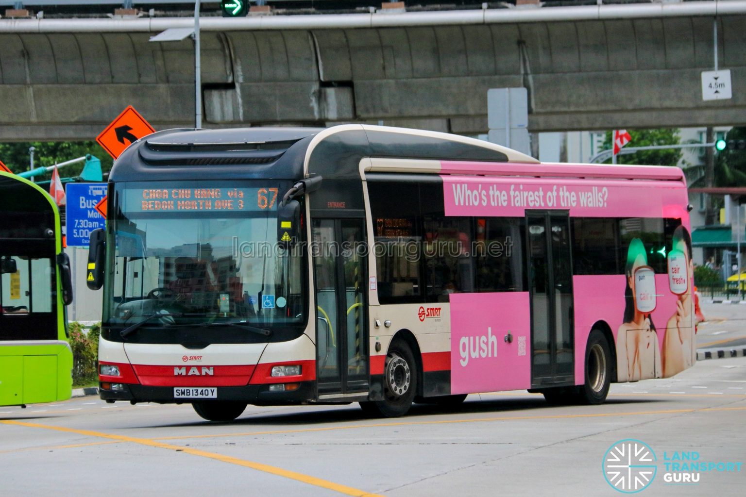 Bus 67 – SMRT Buses MAN A22 (SMB1340Y) | Land Transport Guru