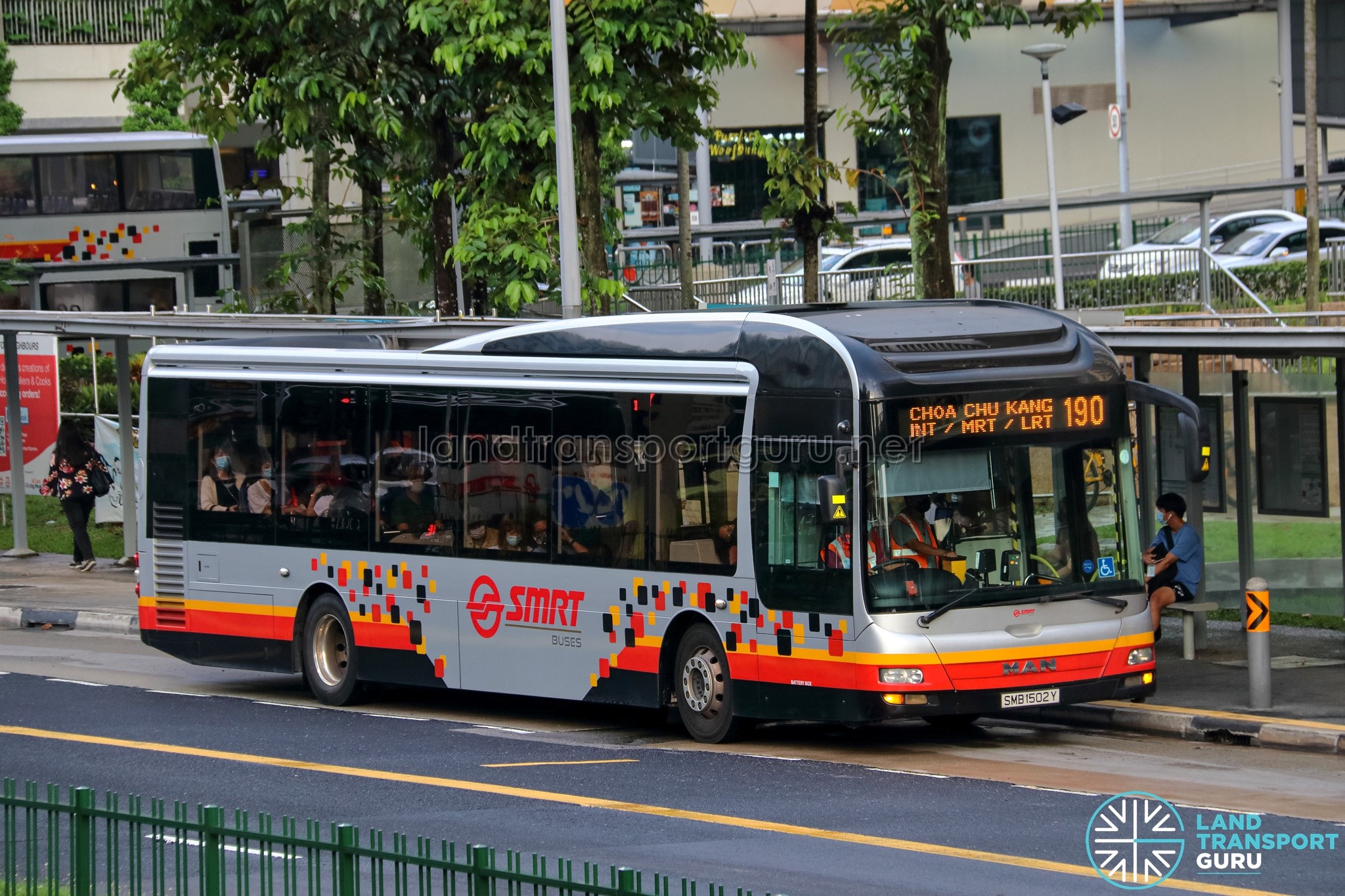 Bus 190 SMRT Buses MAN A22 SMB1502Y Land Transport Guru