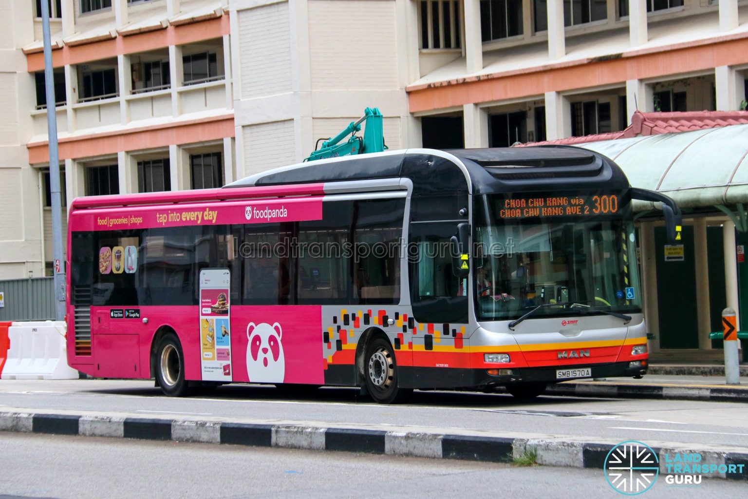 Bus 300 – SMRT Buses MAN A22 (SMB1570A) | Land Transport Guru