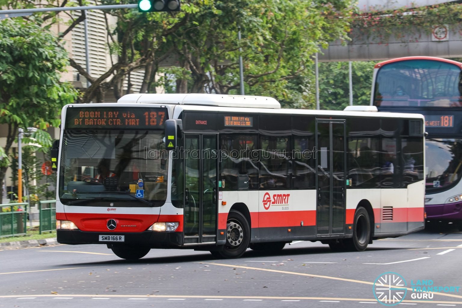 Bus 187 – SMRT Buses Mercedes-Benz Citaro (SMB166R) | Land Transport Guru