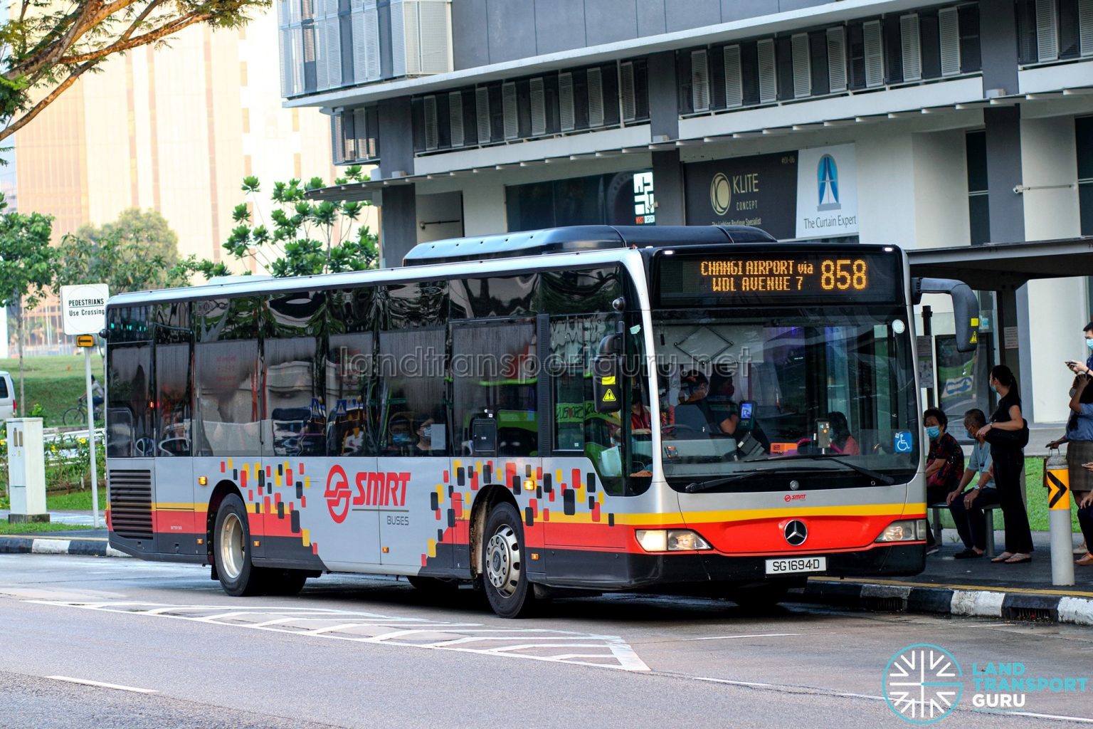Bus 858 – SMRT Buses Mercedes-Benz Citaro (SG1694D) | Land Transport Guru